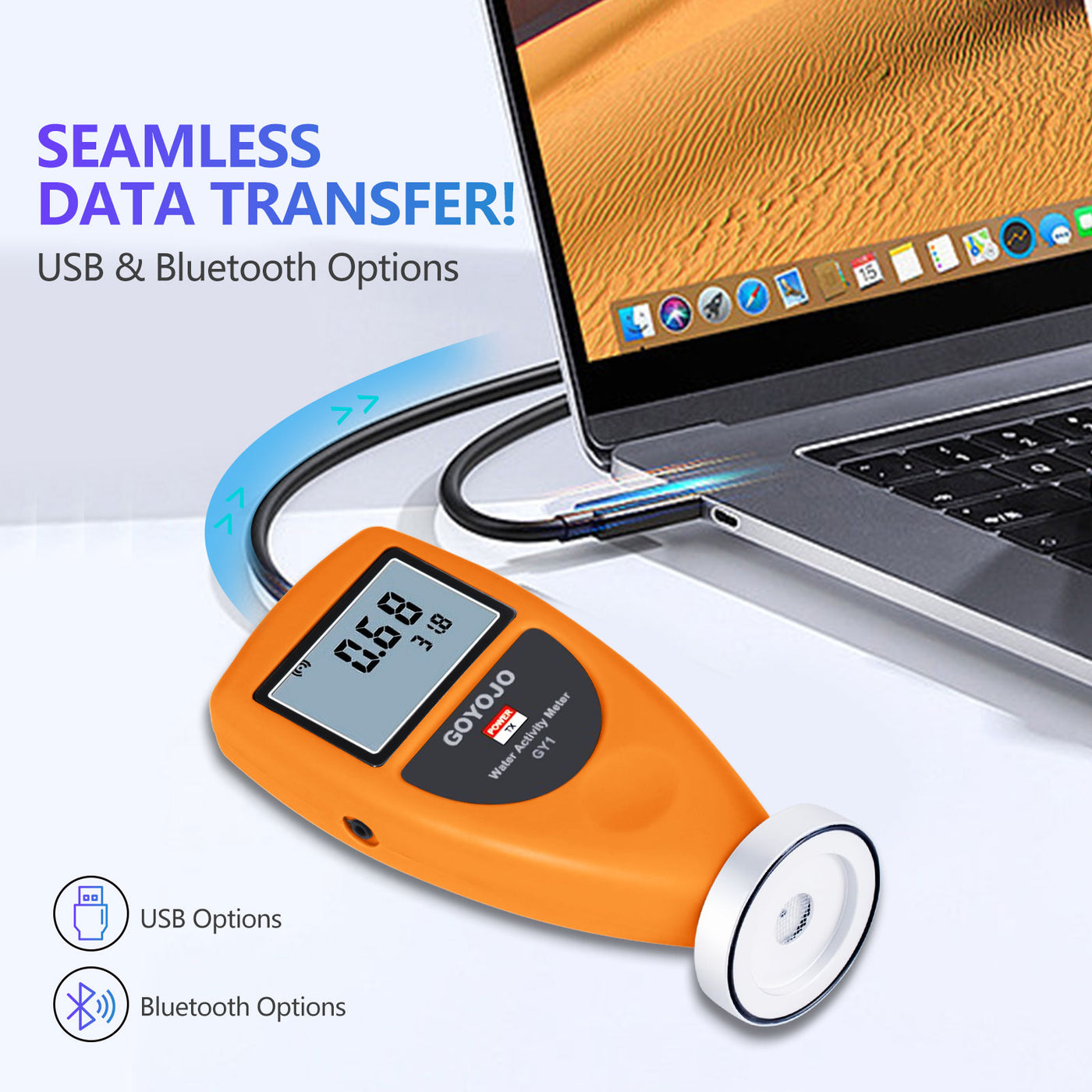 GOYOJO Water Activity Analyzer Monitor 0.02 aw Accuracy | Digital ...