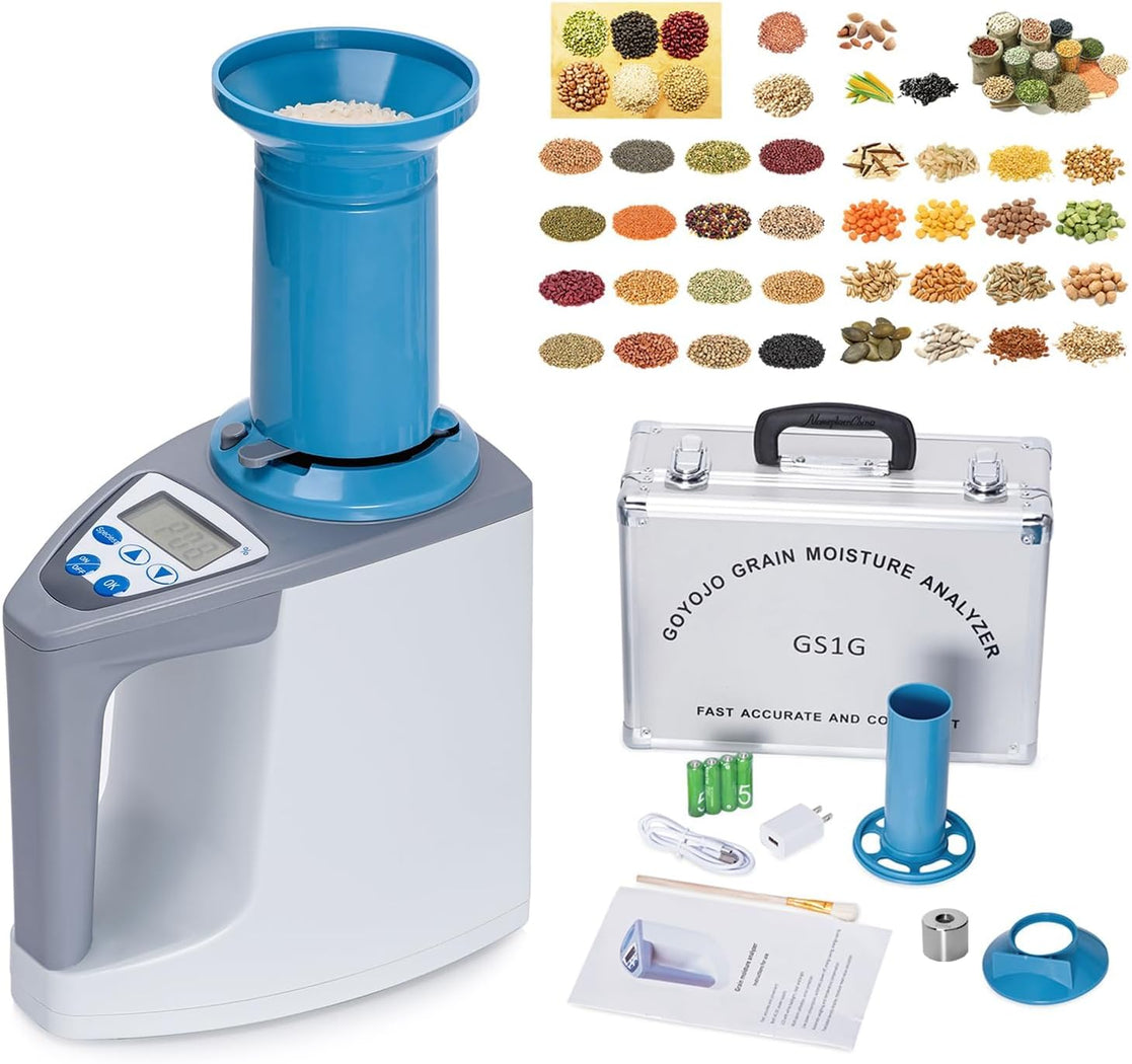 GOYOJO Grain Moisture Analyzer - Fast, Accurate, and User-Friendly - GOYOJO