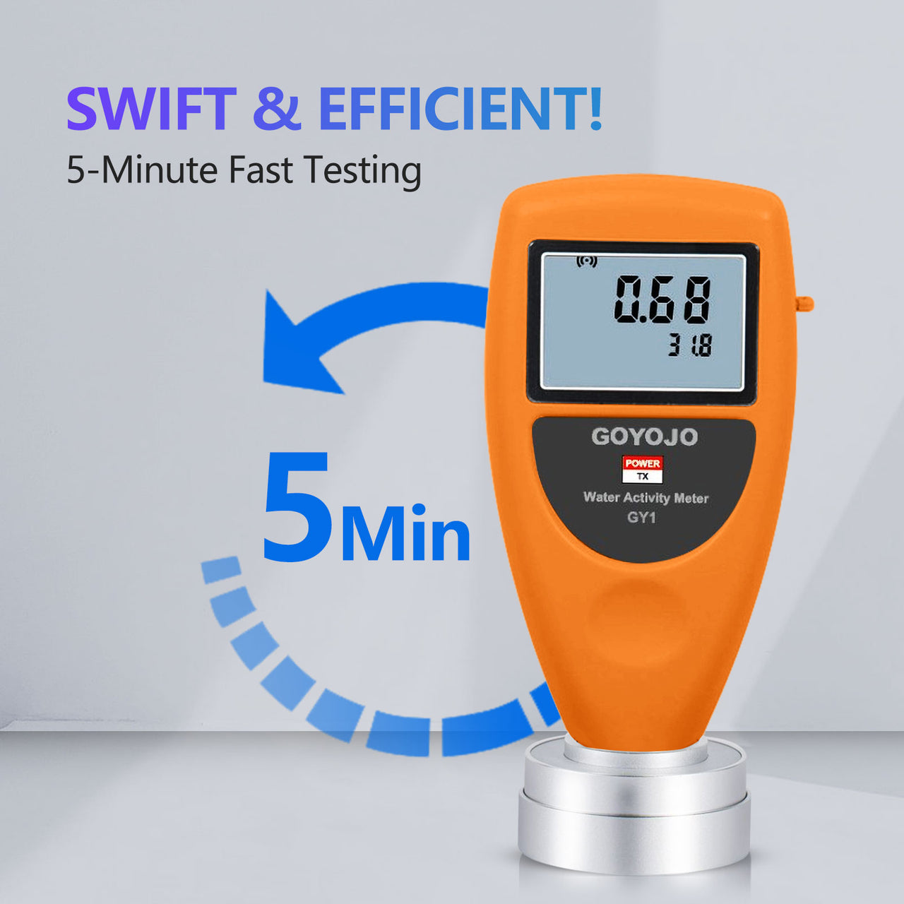 GOYOJO Water Activity Analyzer Monitor 0.02 aw Accuracy | Digital ...